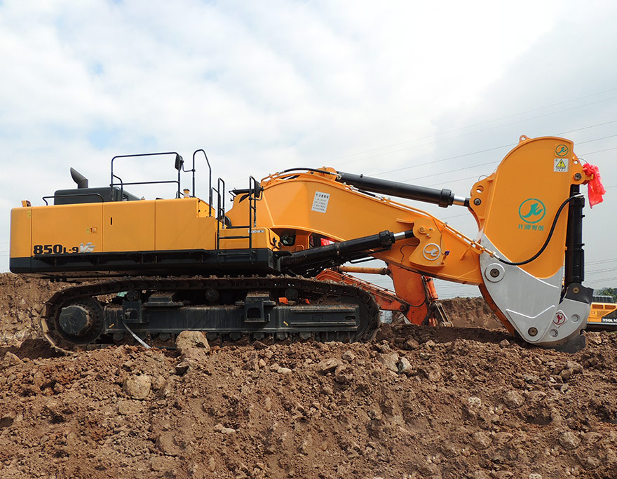 China Hyundai 850 excavator equipped kaiyuanzhichuang Rock Arm ...
