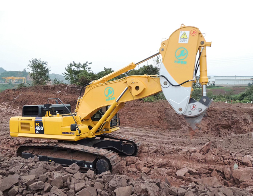 China Komatsu 460 excavator equipped kaiyuanzhichuang Rock Arm ...