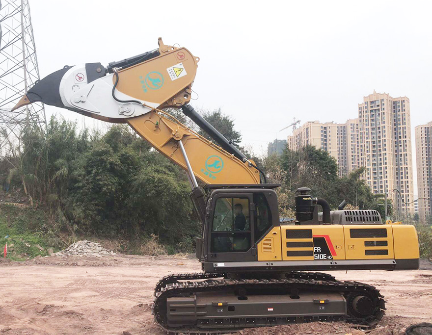 China Lovol 510 excavator equipped kaiyuanzhichuang Rock Arm ...