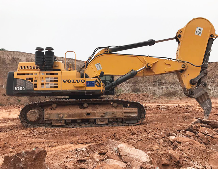 China Volvo 700 excavator equipped kaiyuanzhichuang Rock Arm ...